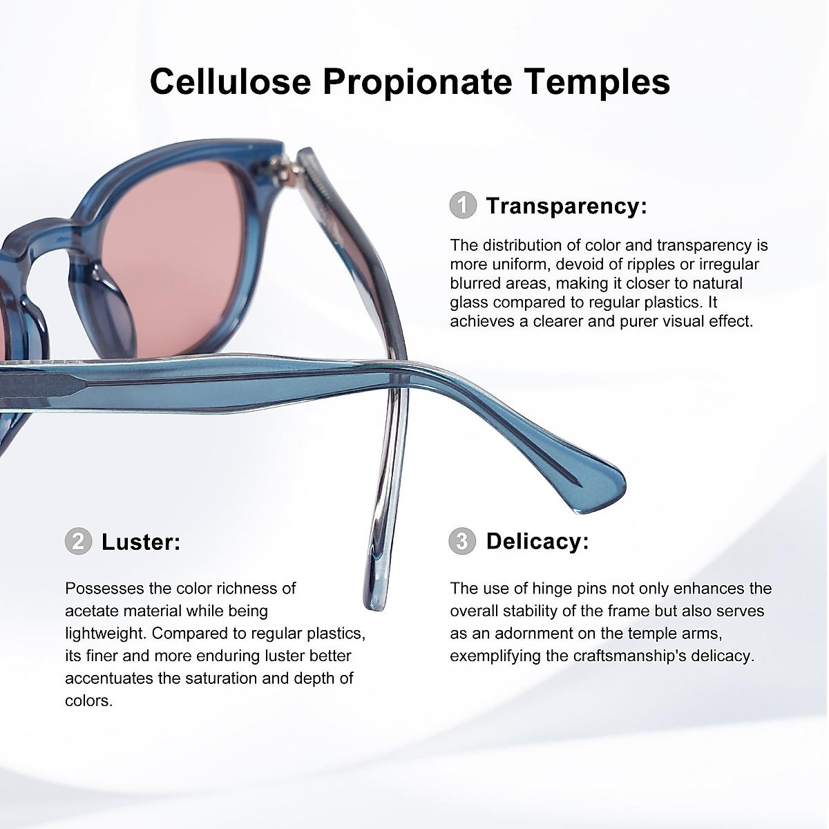 SOJOS Retro Small Round Sunglasses for Men Women Trendy Circle Style UV400 Lenses Unisex Sun Glasses SJ2251, Navy Blue Frame/Light Red Lens