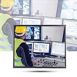 Bewinner1 19 Inch Portable Monitor, Resistive Touch Screen 1280 x1024 HD All-Metal Wall mounting Computer Display Supports HDMI/VGA/AV/BNC/USB Input Industrial Monitor