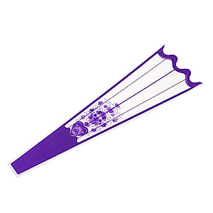 Aylmrice Clear Flower Bouquet Sleeve Flower Wrapping Plastic Paper Floral Arrangement Supplies Wrap Bags Single Rose Packaging Bags for Party Feastival Wedding Valentine's Day 100 Counts White love