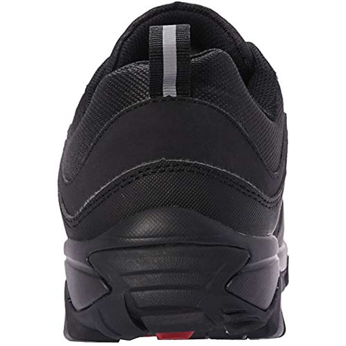 WHITIN Steel Toe Shoes Men Composite Toe Indestructible Steal Toed Steeltoe Size 12 Comfortable Fashion Lightweight Nonslip Working Footwear with Thick Sole Black