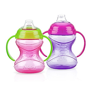 Nuby Clik-It, Cup with Spout, 2-Pack, 10 Ounce