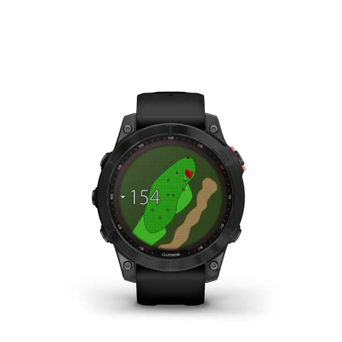 Garmin fēnix 7 Solar Multisport GPS Watch, Black with Silicone Band