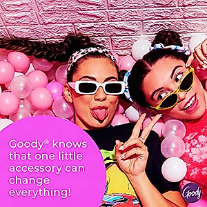 Goody Extra Thin Silicone Headwraps - 3 Count - Comfortable and Stylish Fabric Won't Pull, Snag or Damage Your Hair - Pain-Free Hair Accessories for Women, Men, Boys, and Girls