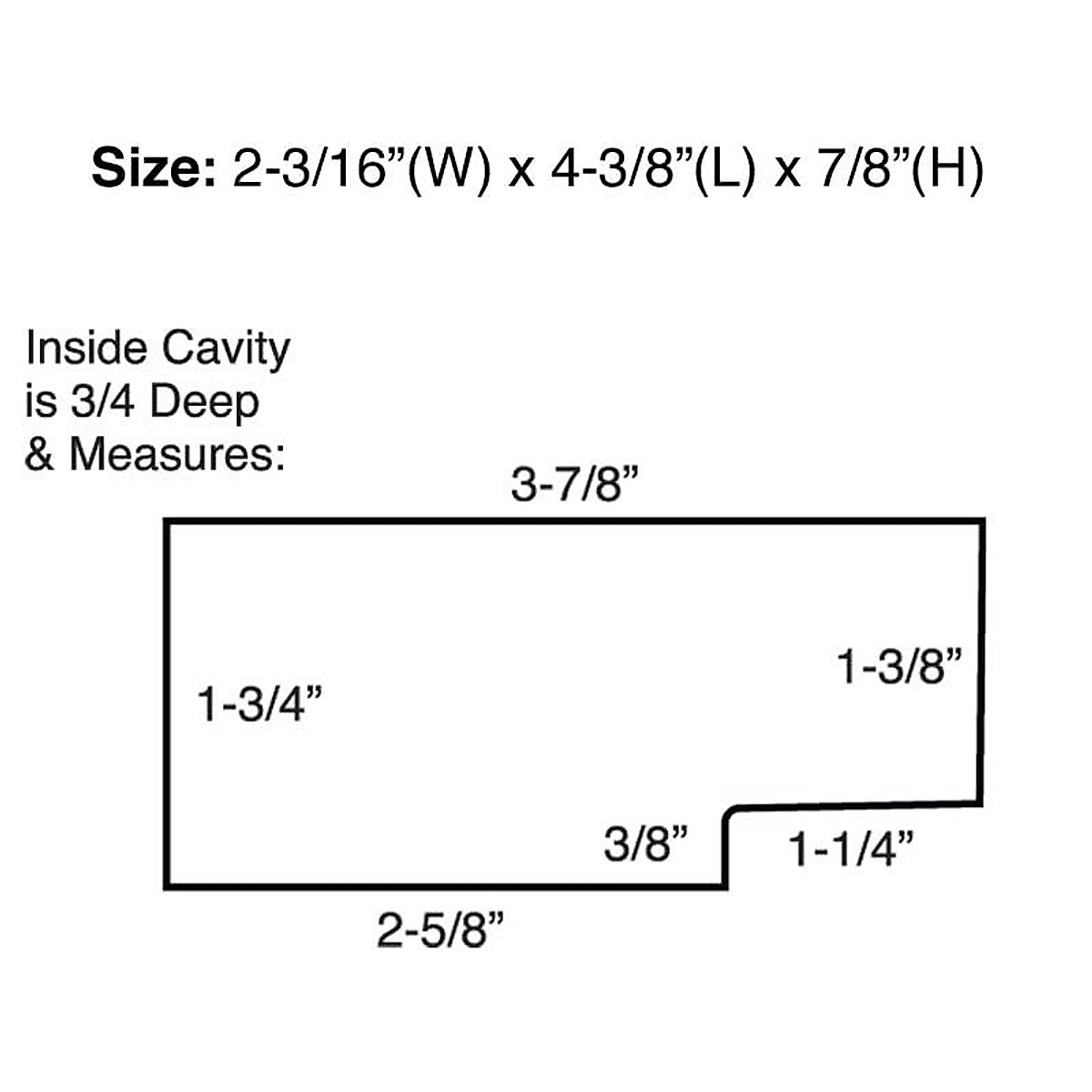 Lucky Line Jumbo Magnetic Key Hider, Case Holder for Larger Keys and Transponders (91501)