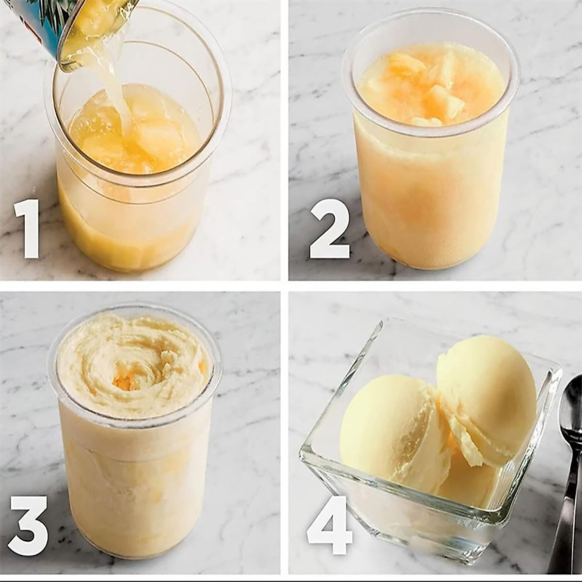 Jourxeon Ice Cream Containers for Cinja creami, Compatible with Ninja Ice Cream Maker NC301 NC300 NC299AMZ Series, Creami Pints and Lids for Ninja - 4 Pack, Creami Pint Containers