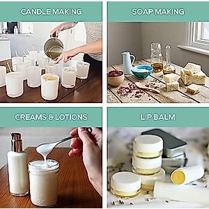 Candelilla Wax Pellets 8 oz. 100% Pure Natual Food Grade Vegan Wax For DYI Lip Balm, Soap and Candle Making, Creams and Lotions. Great For Skin, Face, and Hair applications. Beeswax Alternative