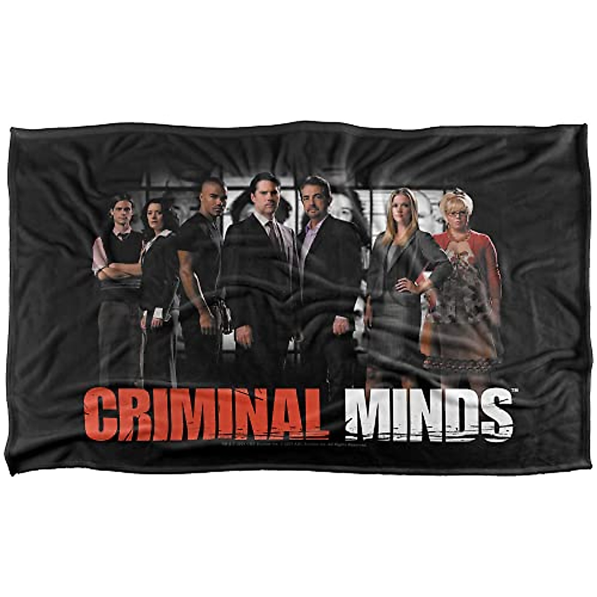 Criminal Minds The Brain Trust Officially Licensed Silky Touch Super Soft Throw Blanket 36" x 58"