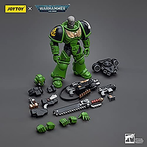 JOYTOY 1/18 Action Figures Warhammer 40K Mecha Model Salamanders Assault Intercessors Brother Tol'vak
