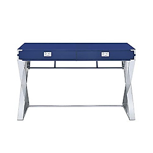Picket House Furnishings Estelle Desk in Glossy Blue
