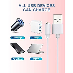 Bicmice Magnetic USB DC Charger Cable Replacement Charging Cord