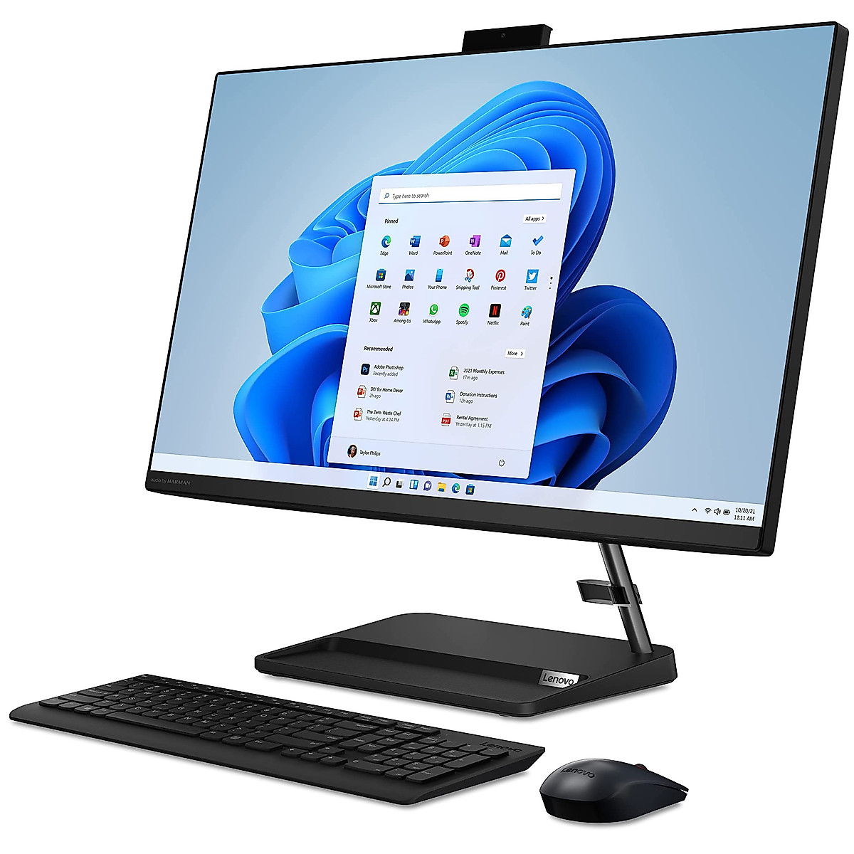 Lenovo IdeaCentre AIO 3 27" Touchscreen FHD Business All-in-One Desktop Computer, 13th Gen Intel 10-Core i7-13620H, 64GB DDR4 RAM, 1TB PCIe SSD, WiFi 6, Bluetooth 5.1, Keyboard & Mouse, Windows 11 Pro