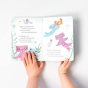 Slumberkins Mads Not Bad Board Book & Jellyfish Mini Set | Supports Conflict Resolution & Social Emotional Learning for Ages 0+ (Coral Jellyfish)