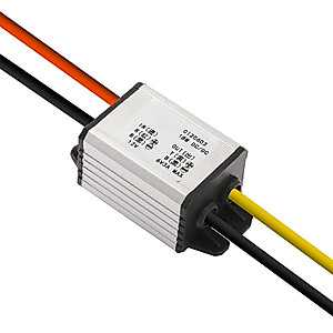 Dorhea 12V to 6V Car Power Voltage Converter DC 9V-22V 12V to DC 6V Buck Voltage 3A 18W Waterproof DC Step Down Volt Module Power Supply Board Compatible with Car Vehicle Automotive LED Display Radio