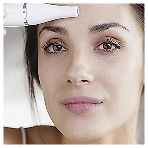 Braun Face Epilator Facespa Pro 910, Facial Hair Removal for Women, 2 in 1 Epilating and Cleansing Brush
