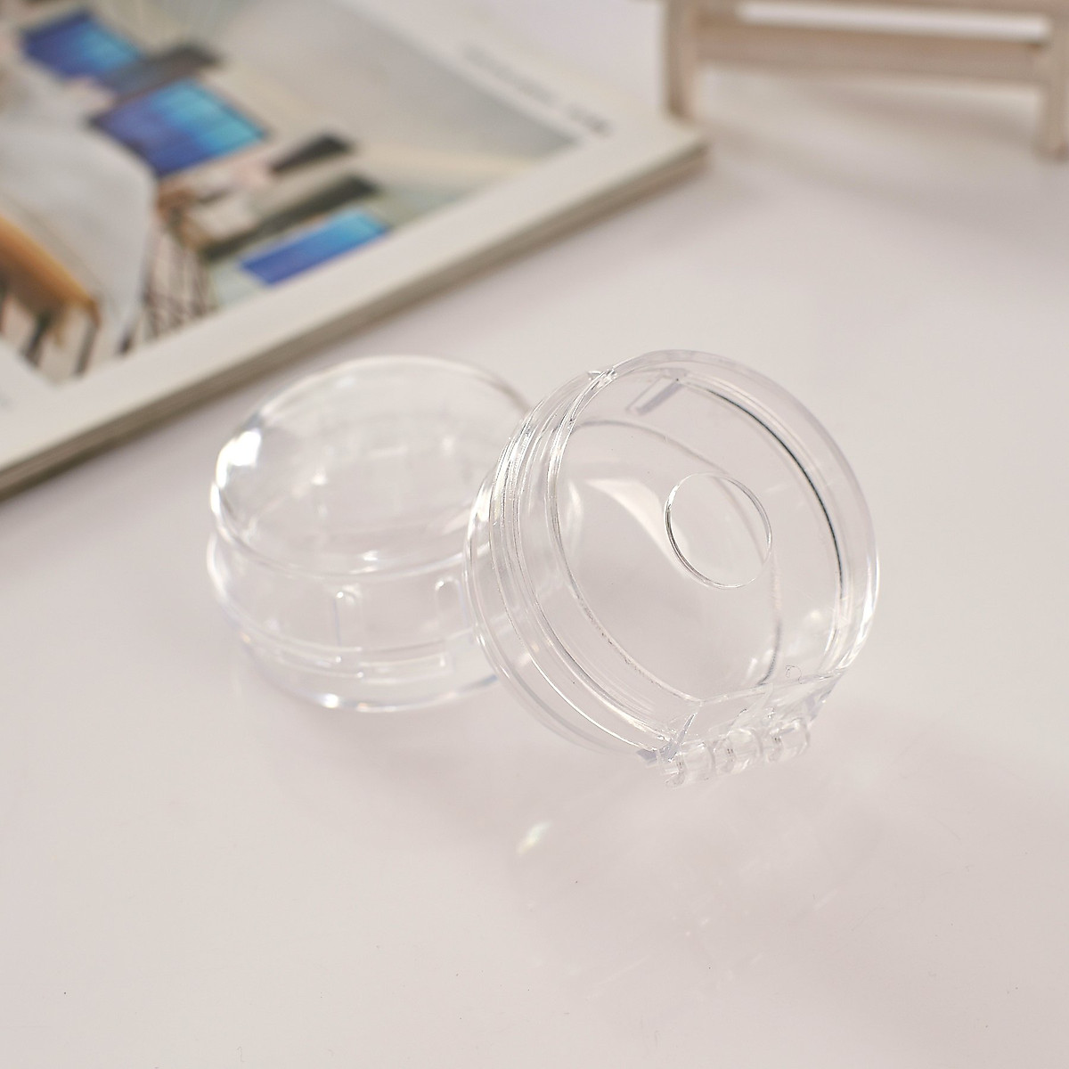 SafeTot Clear Stove Knob Covers - 5 Pack, Standard Size, Easy Install