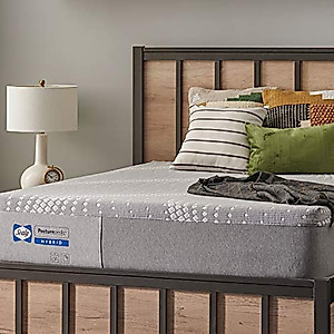 Sealy Posturepedic Hybrid Medina Firm Feel Mattress and 9-Inch Foundation, King