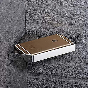 Lavatory Bathroom Corner 304 Stainless Steel Shelf Wall Mount Triangular, Soap Holder,Polished