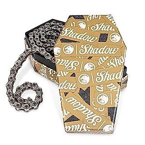 THE SHADOW CONSPIRACY Interlock Supreme 1/8" Durable Adjustable Half-Link BMX Chain Compatible with 8T Driver & Up, Silver