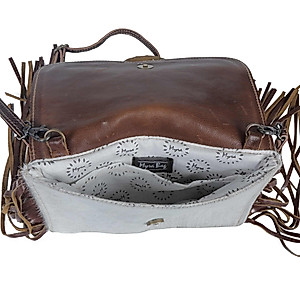 Myra Bag Delicate Hues Leather & Hairon Bag S-3816