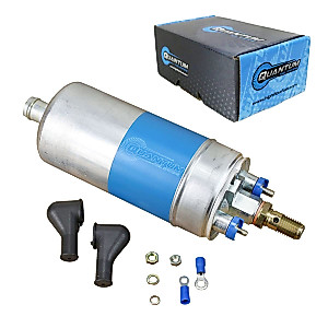 QFS OEM Inline Fuel Pump Replacement for Mercedes-Benz Mercedes-Benz, Alfa Romeo, Audi, BMW, Ferrari, Fiat, Lancia, Peugeot, Volkswagen, Volvo, 1974-2002