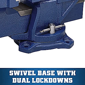 WILTON General Purpose Bench Vise, 4' Jaw Width, 3' Max Opening (11104)