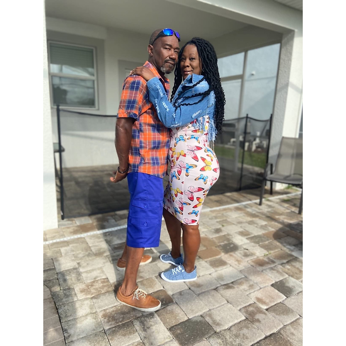 LAGSHIAN Women's Sexy Bodycon Tank Dress Sleeveless Basic Midi Club Dresses Butterfly