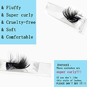 Wholesale lashes, Faux Mink lashes bulk, 30 pair 10 Styles Lashes with lash brush, 15-22mm Fake Lashes, Fluffy Wispy Natural Volume Lashes, Handmade Reusable Soft lashes, Lashes Bulk