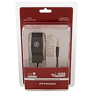 Peterson Tuners Pitch Grabber Mobile Active Clip-On Pickup for Use with Mobile Instrument Tuning Apps
