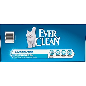 Ever Clean Ever Fresh Litter with Activated Charcoal , Unscented, 25 Pounds