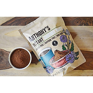 Anthony's Instant Chicory Root, 8 oz, Gluten Free, Caffeine Free, Non GMO, Coffee Alternative