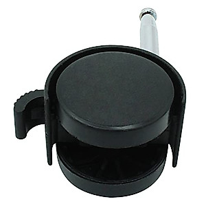 MCAMPAS 2 Pack Lock Swivel Caster Replacement Parts for Weber Gas Grill Stem Casters-2.5 inch Caster Wheel