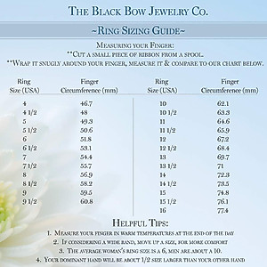 The Black Bow 14k White Gold, Aquamarine & 1/8 Ctw Diamond (I2 Clarity, I-J Color) Stackable Ring, Size 6