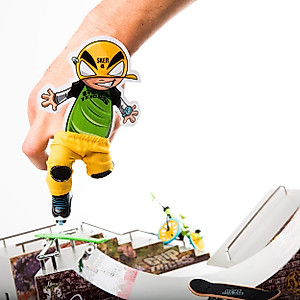 Grip and Tricks - 3 Finger Skates with Pro Fingerboard Tools and Toy Skateboards Accessories - Finger Skate Pack 3 - Finger Toy for Kids 6+ Years Old