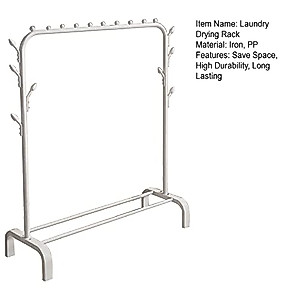 GIFZES Clothing Rack Clothes Rack,Metal Clothing Garment Rack,Heavy Duty Clothes Stand Rack with Bottom Shelf for Hanging Clothes, Coats, Skirts, Shirts, Sweaters Black