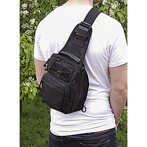 Observ Sling Bag Backpack - Durable Single Strap Shoulder Pack for Indoor/Outdoor Use