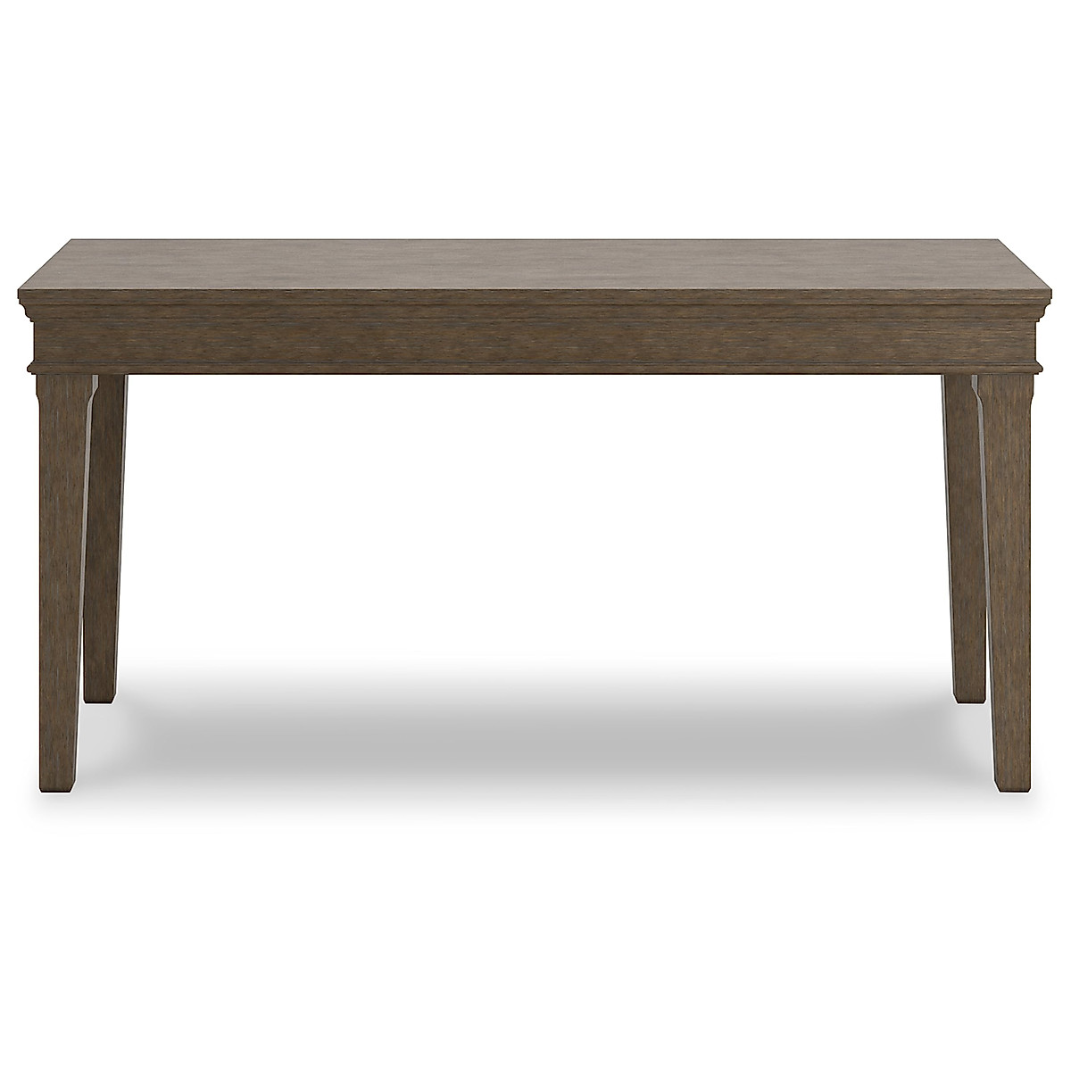 Ashley Furniture Signature Design by Ashley Janismore Traditional Home Office 63 inch Desk in Weathered Gray