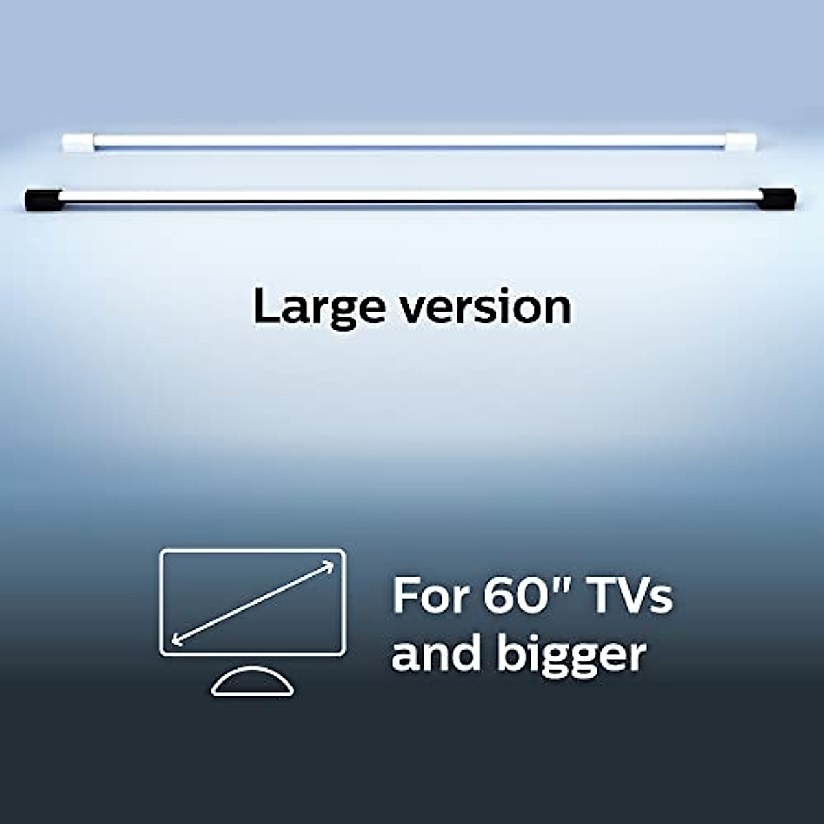 Philips Hue Play Gradient Light Tube, Large, Black, Surround Lighting (Sync with TV, Music and Gaming), Hue Hub & Hue Sync Box Required