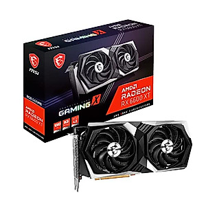 MSI Gaming AMD Radeon RX 6600 XT 8GB GDDR6 128-Bit HDMI/DP Torx Fan RGB Graphics Card (RX 6600 XT Gaming X 8G)