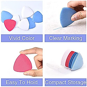 10PCS Professional Tailor Chalk Fabric Chalk for Sewing Tailors Chalk, Fabric Markers for Sewing, Fabric Chalk Sewing Wax Based Tailor's Chalk