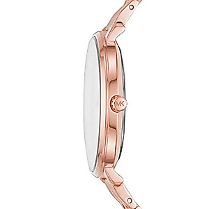 Michael Kors Women's Pyper Three-Hand Rose Gold-Tone Stainless Steel Bracelet Watch (Model: MK3897)