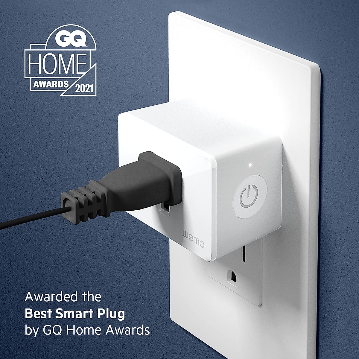 Wemo Smart Plug (Simple Setup Smart Outlet for Smart Home, Control Lights and Devices Remotely Works w/Alexa, Google Assistant, Apple HomeKit)(Pack of 1)