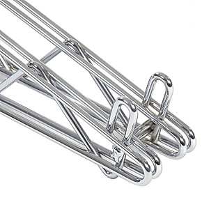 Nexel 14" Adjustable Single Wire Shelf Bracket, Chrome Finish