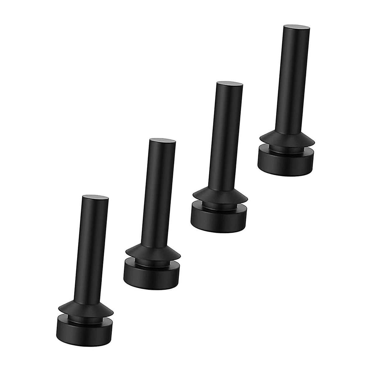 WB02X24790 Grate Rubber Feet Replacement for GE Gas Stove Top Rubber Grate Bumpers Stove Replacement Cooktop Grate Foot (4 Pack)