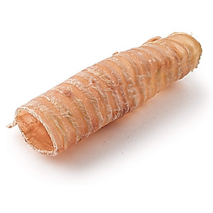 Jack&Pup 6 Inch Trachea Dog Chew | Single Ingredient Beef Trachea Treats for Dogs | Naturally Rich in Glucosamine and Chondroitin for Joint Health (12 Pk)