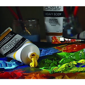 Liquitex 1045720 Professional Heavy Body Acrylic Paint 2-oz Tube, Cadmium Orange Hue