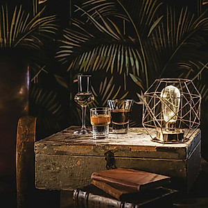 Bormioli Rocco Novecento Barware DOF Glass, Stackable, Set Of 4, 12.5 oz, Clear, Vintage Design, Made In Italy.