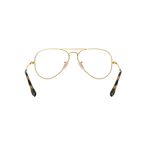 Ray-Ban Rx6489 Aviator Prescription Eyeglass Frames, Arista/Demo Lens, 58 mm