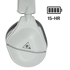 Turtle Beach Stealth 600 Gen 2 Wireless Gaming Headset for PS5, PS4, PS4 Pro, PlayStation, & Nintendo Switch with 50mm Speakers, 15-Hour Battery life, Flip-to-Mute Mic, and Spatial Audio - White