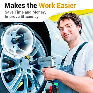 Socket Adapter Set Tools for Men - 1/4" 3/8" 1/2" Impact Adapter Father's Day Gifts from Daughter Son Wife CR-MO Drill Wrench Ratchet Drive Sockets Reducer Extension Impact Driver Bit Set Cool Gadgets