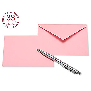 American Greetings Bulk Blank Cards with Envelopes, Heart Stationery (200-Count)